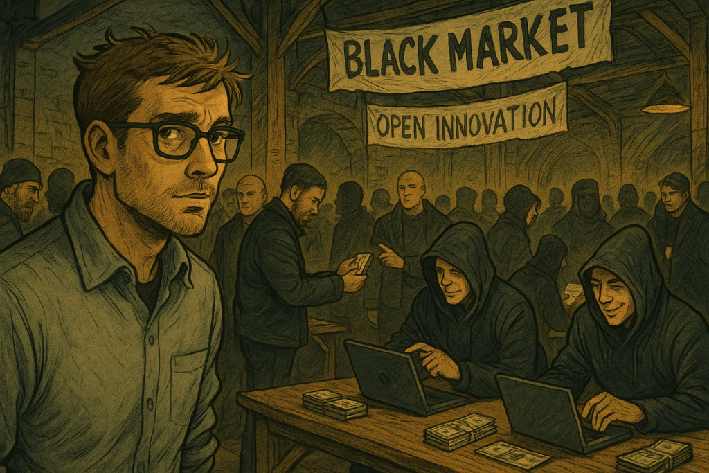 Open Innovation in Cybercriminal Ecosystems - Conquer your risk